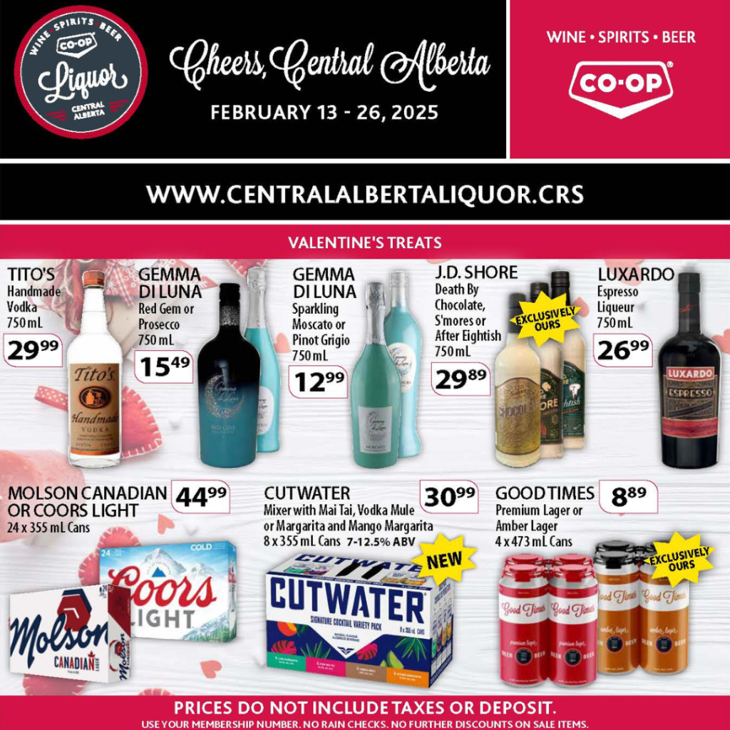 Current Flyer | Central Alberta Co-op Liquor