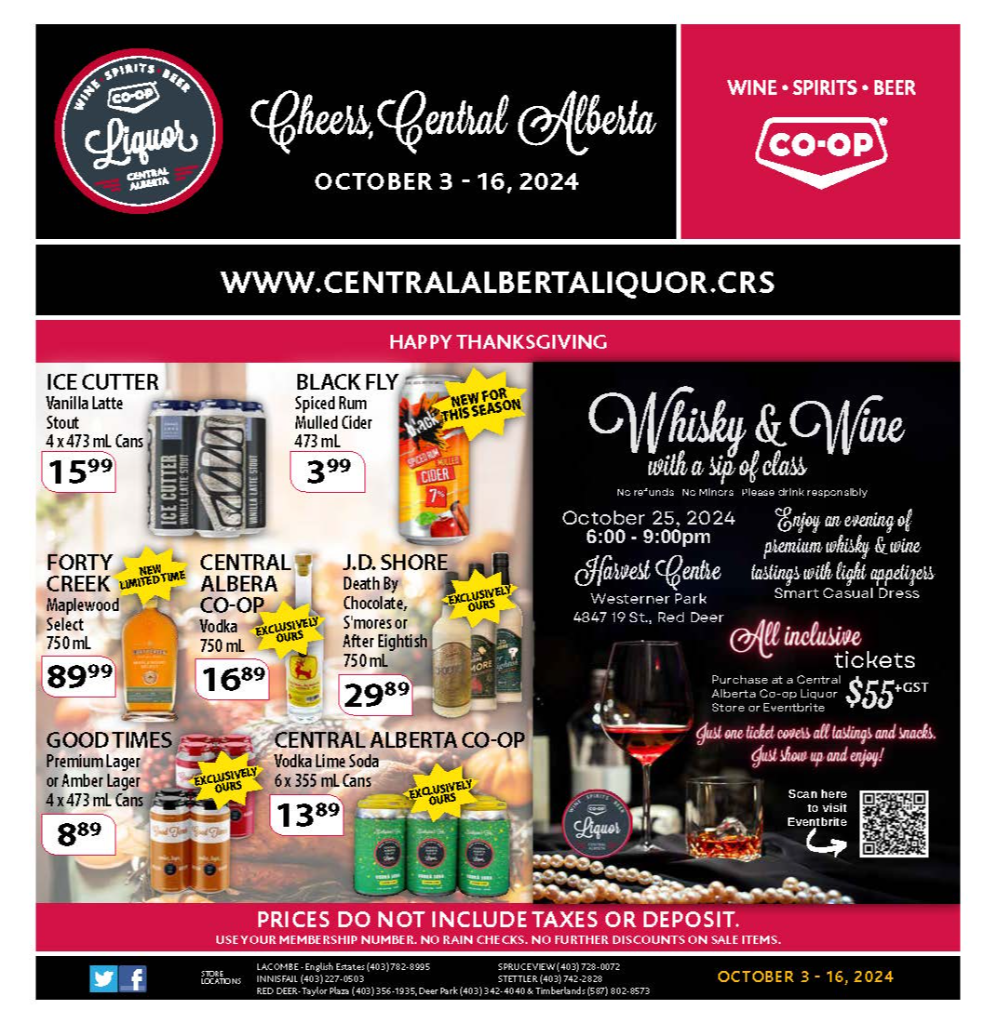 Current Flyer | Central Alberta Co-op Liquor