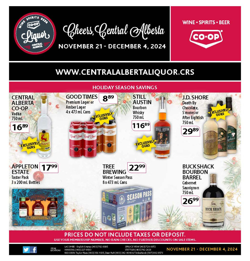 Current Flyer | Central Alberta Co-op Liquor
