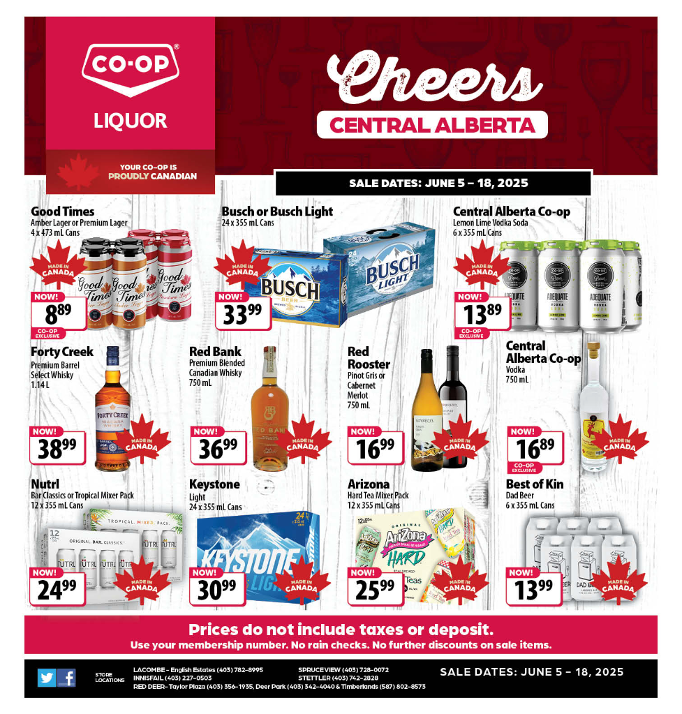 Current Flyer | Central Alberta Co-op Liquor